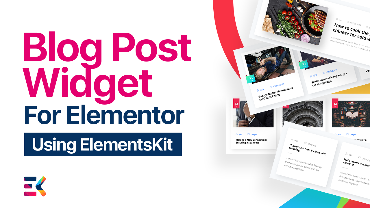 Elementor Blog Posts Widget [Grid & column] - ElementsKit