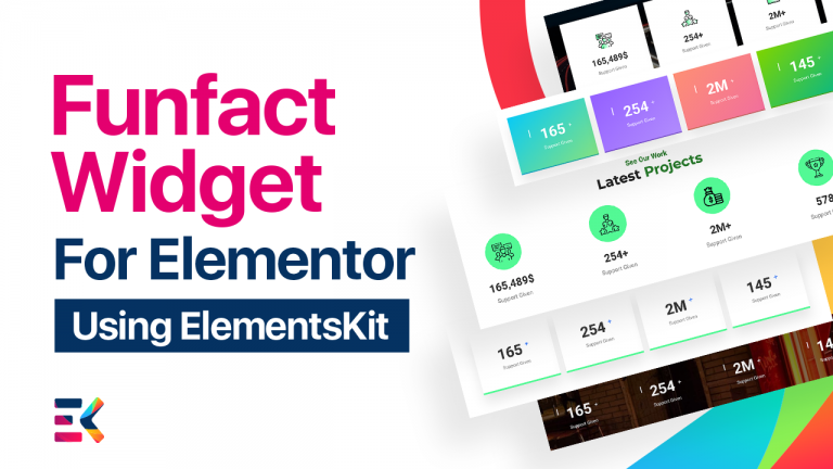 Elementor Counter Fun facts Widget | Elementskit | Wpmet