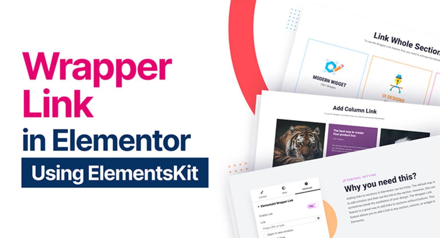 Wrapper Link - elementskit