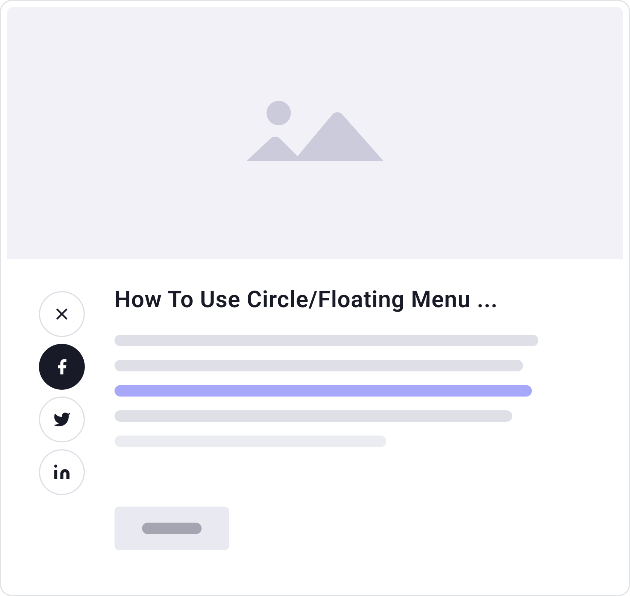 Circle Menu - elementskit