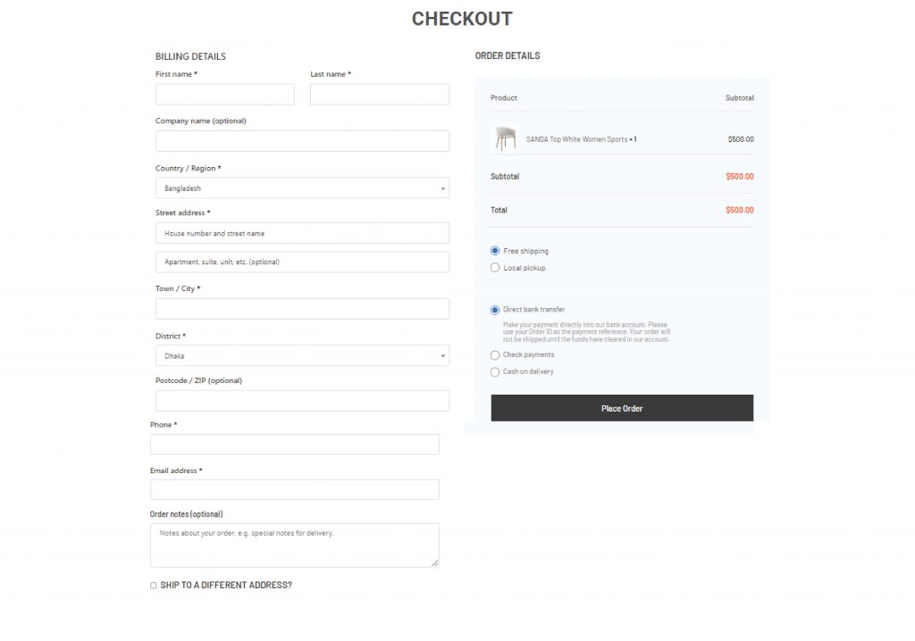 Multistep Checkout - ShopEngine