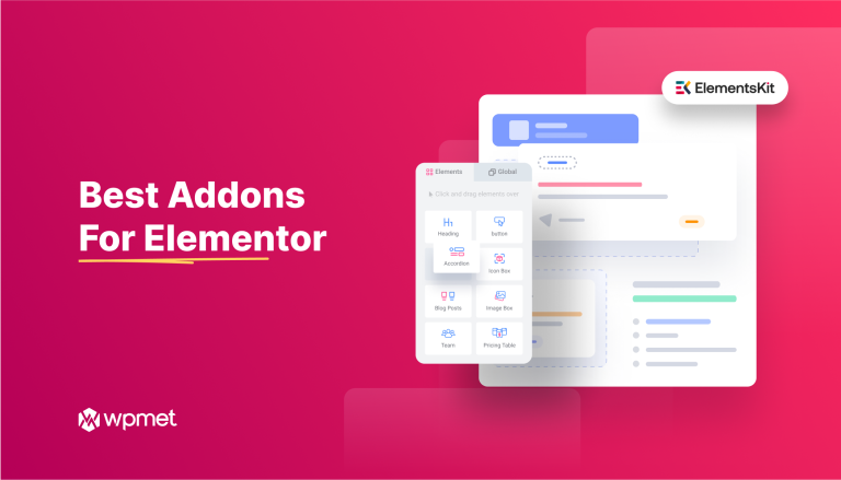 Meilleurs modules complémentaires pour Elementor - ElementsKit | Wpmet