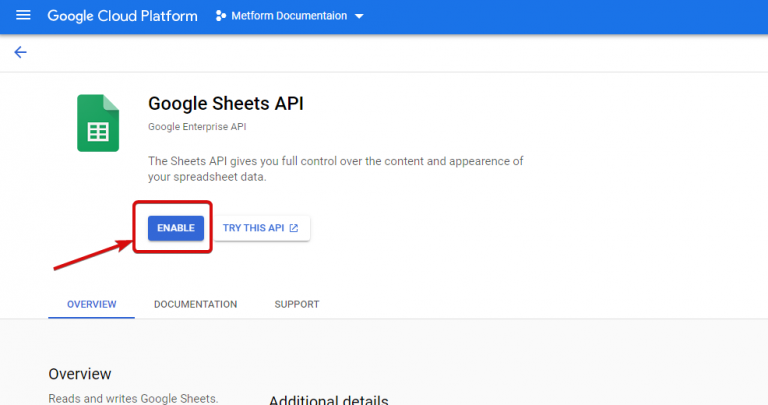 Google Sheet Integration - Wpmet
