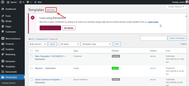 How to create an eCommerce website using ShopEngine- Wpmet