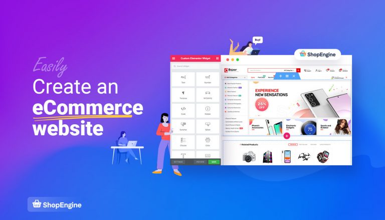 How to create an eCommerce website using ShopEngine- Wpmet