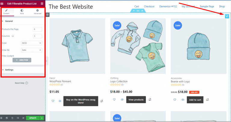 How to Add Filterable Product List with ShopEngine
