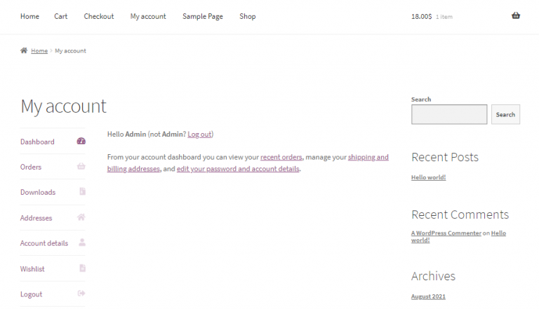 How to Customize WooCommerce My Account Dashboard | Wpmet