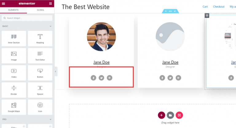 How to Create Team Member Section with Elementor (Free Method)