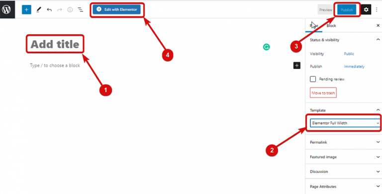 How to Create Elementor One Page Navigation in WordPress
