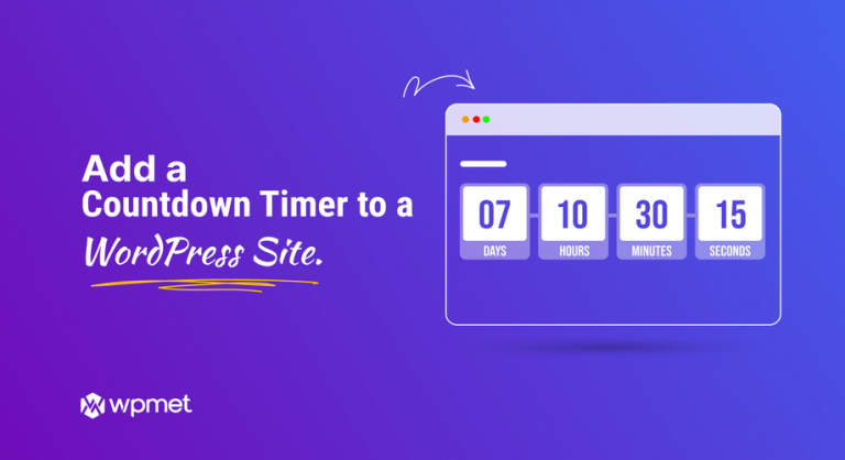 How To Add Countdown Timer To Your Wordpress Site