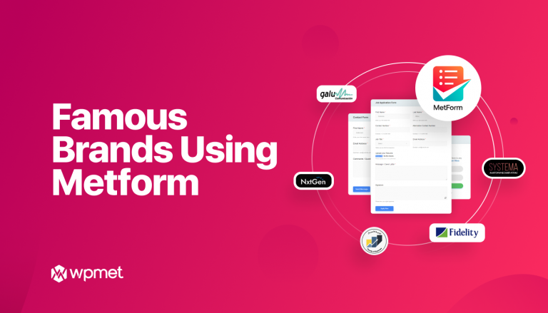 Famous Top Branded Websites Using MetForm