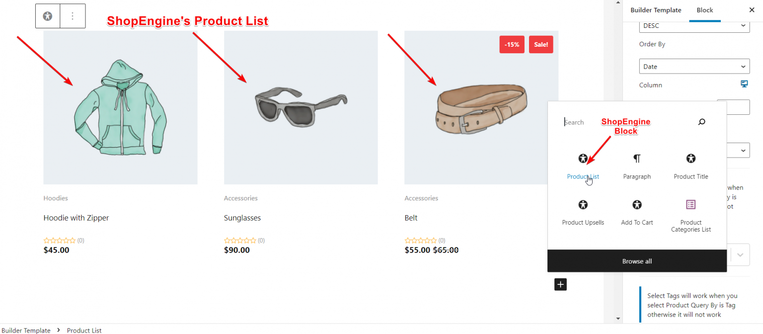 ShopEngine Integration with Gutenberg for WooCommerce- Wpmet