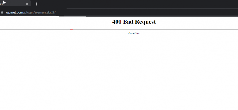 How to Fix Server Error 400 Bad Request in Elementor WordPress Site