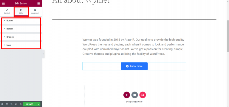 How to Add Button in Elementor - Elementskit | Wpmet