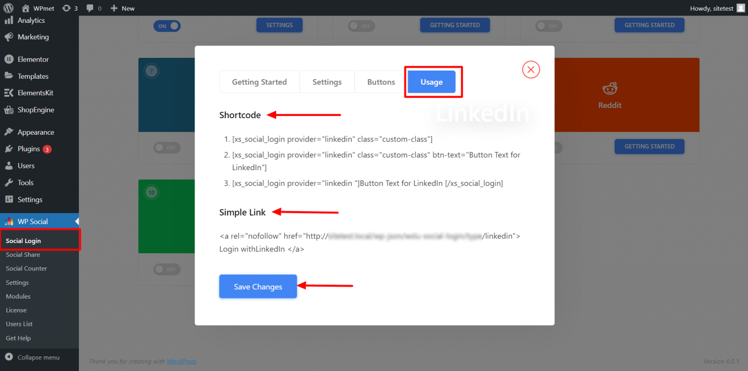 LinkedIn Login Integration for WordPress - Wpmet