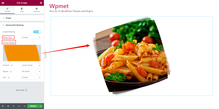 How to use Elementor Image Masking Module - ElementsKit