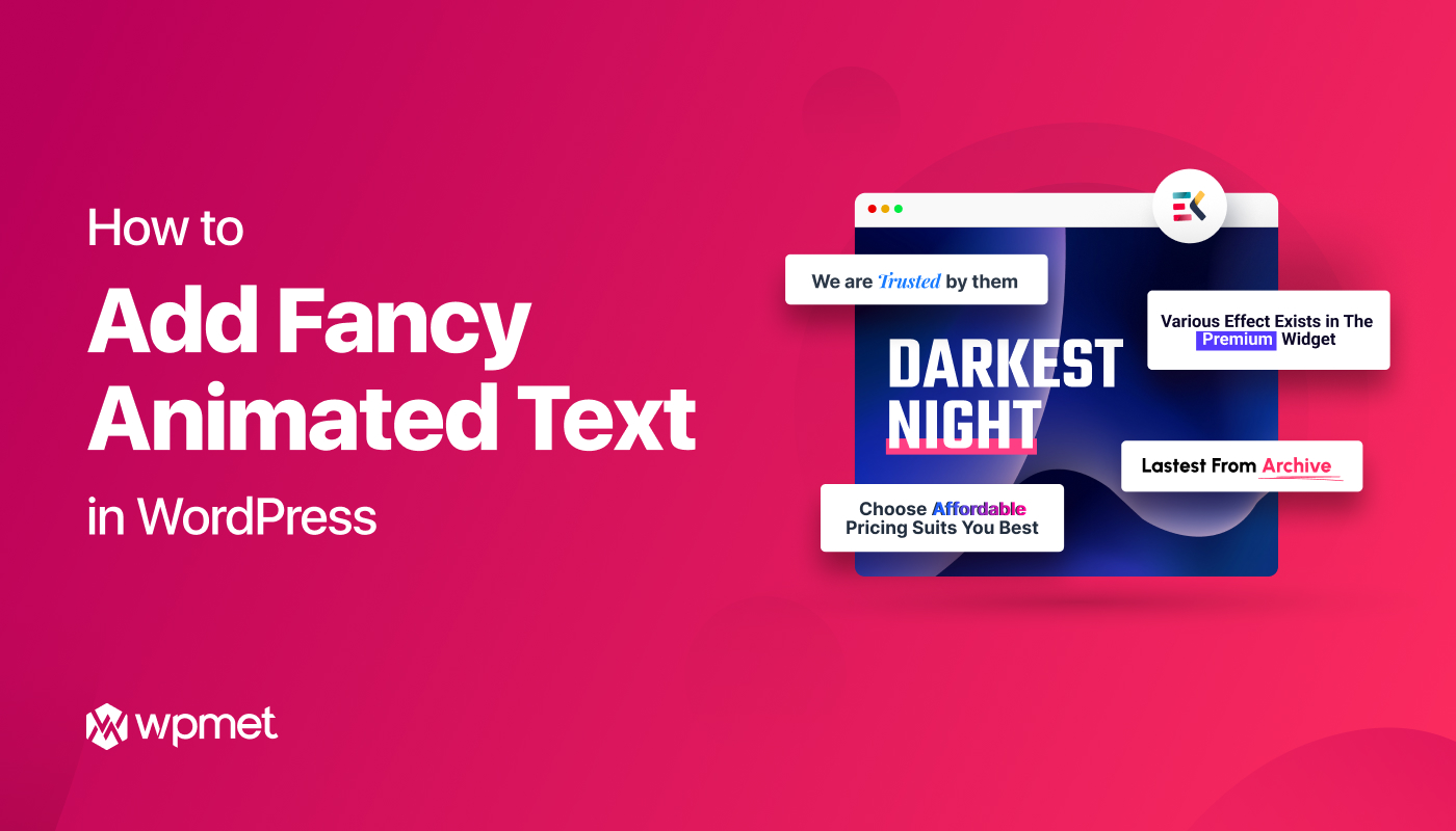 How To Add Animation To Text In WordPress Wp expert