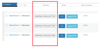 How to Create an Event Form using MetForm