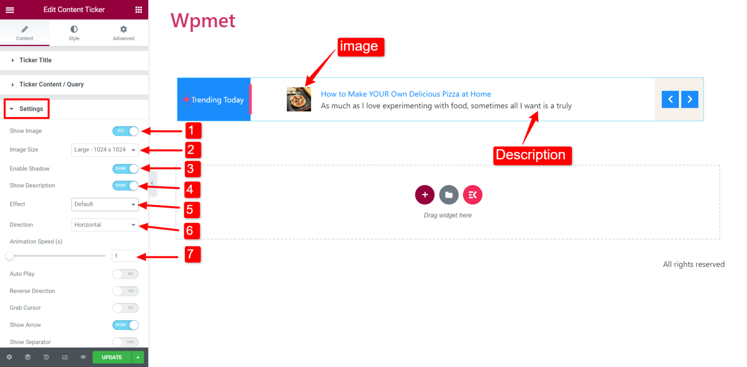 How To Create Content Ticker In Elementor Wpmet