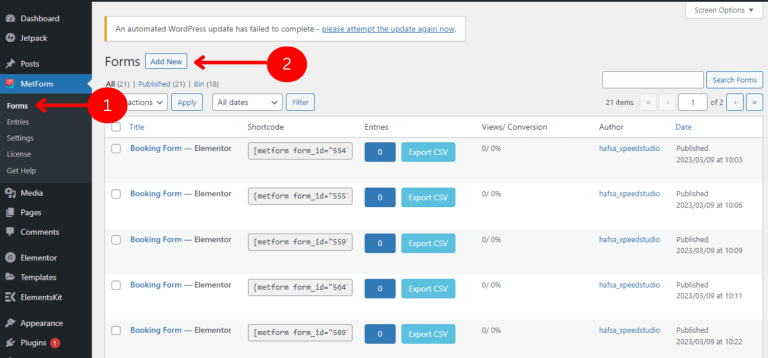 How to Create a Booking Form using MetForm