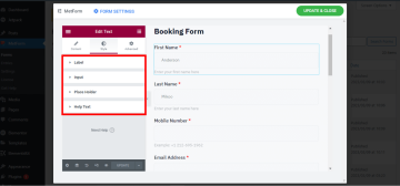 How to Create a Booking Form using MetForm