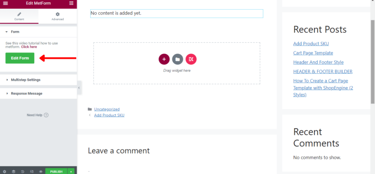 How to Create a Booking Form using MetForm