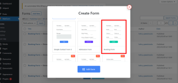 How to Create a Booking Form using MetForm