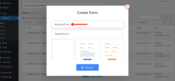 How to Create a Booking Form using MetForm