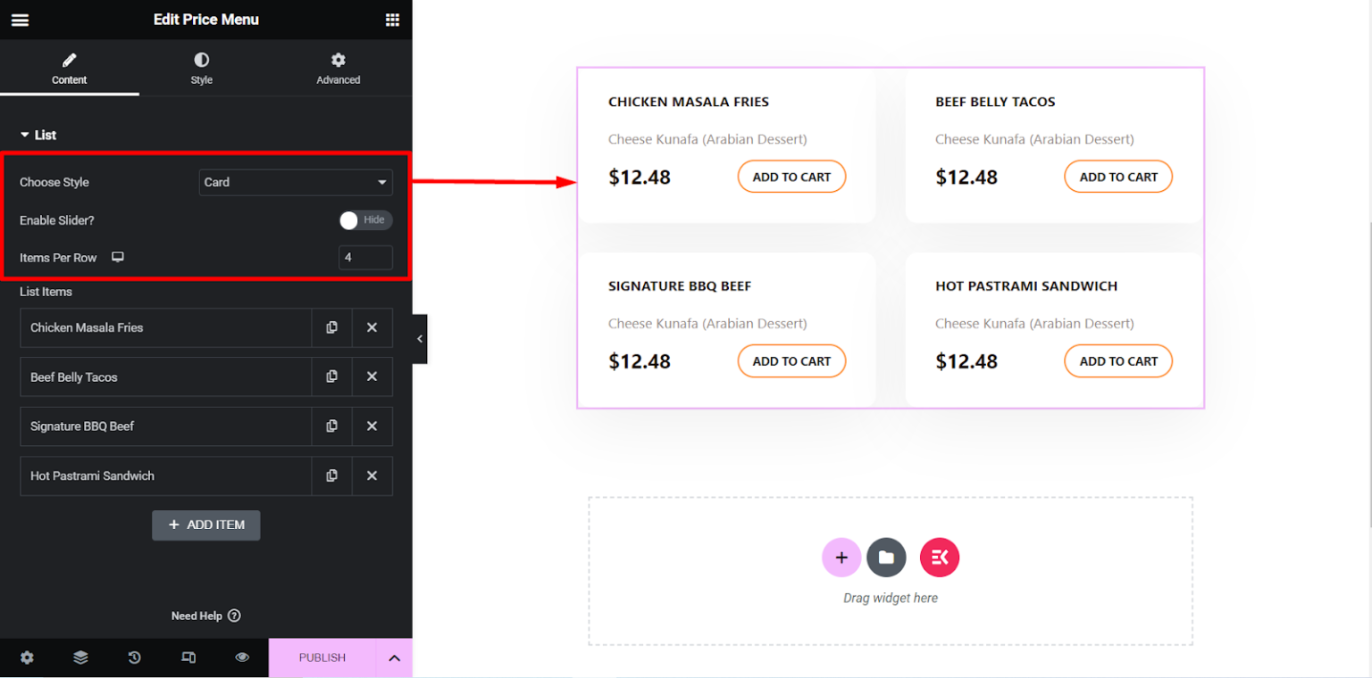 How to Add Pricing List in WordPress