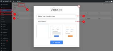 How to Create a Patient Data Collection Form in WordPress