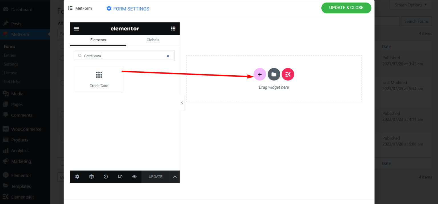 MetForm Premium Input Field List | Support Center