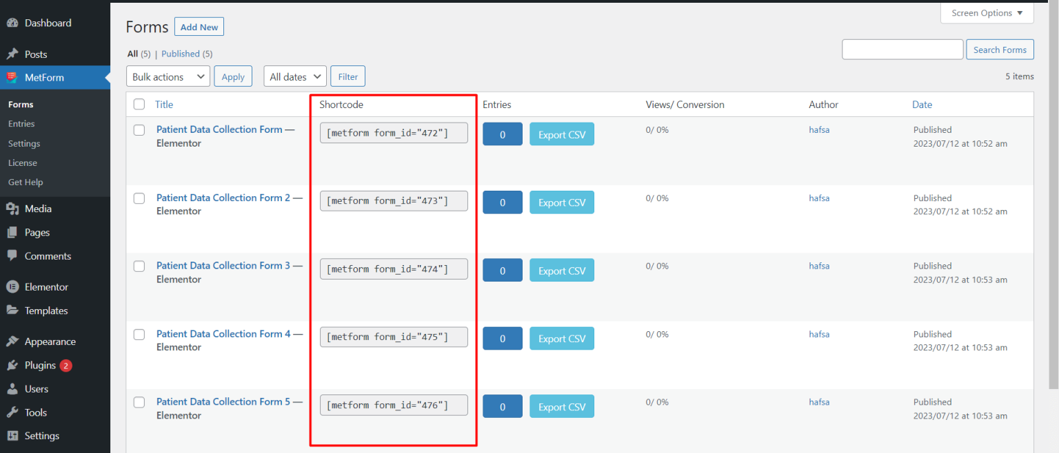 How to Create a Patient Data Collection Form in WordPress