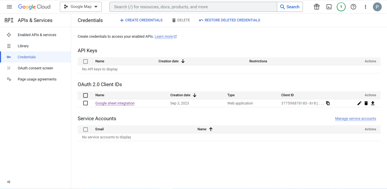 Google Sheet Integration - Wpmet