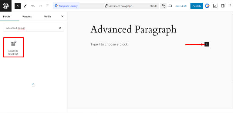 GutenKit Advanced Paragraph Block