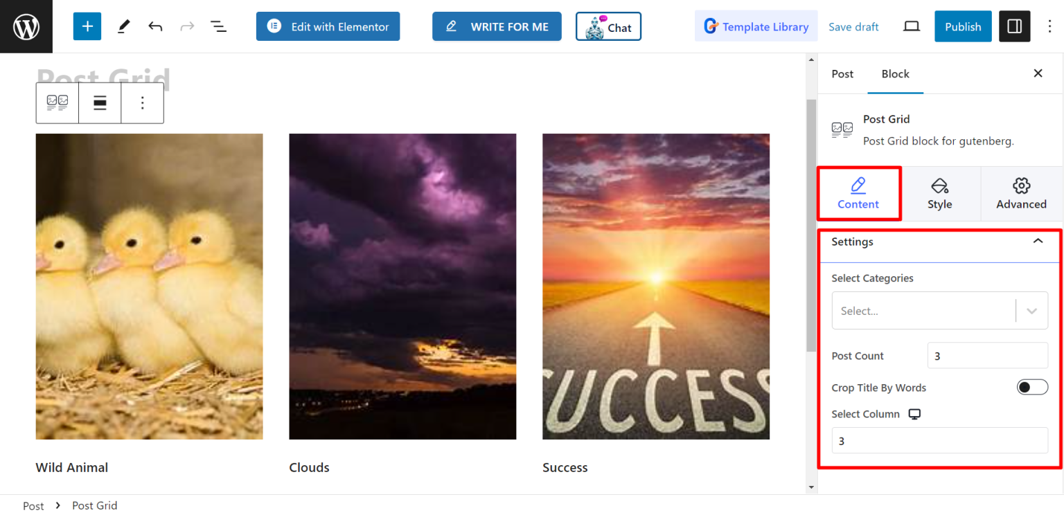 GutenKit Post Grid Block