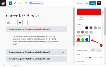 How To Use WordPress Global Colors in GutenKit Blocks