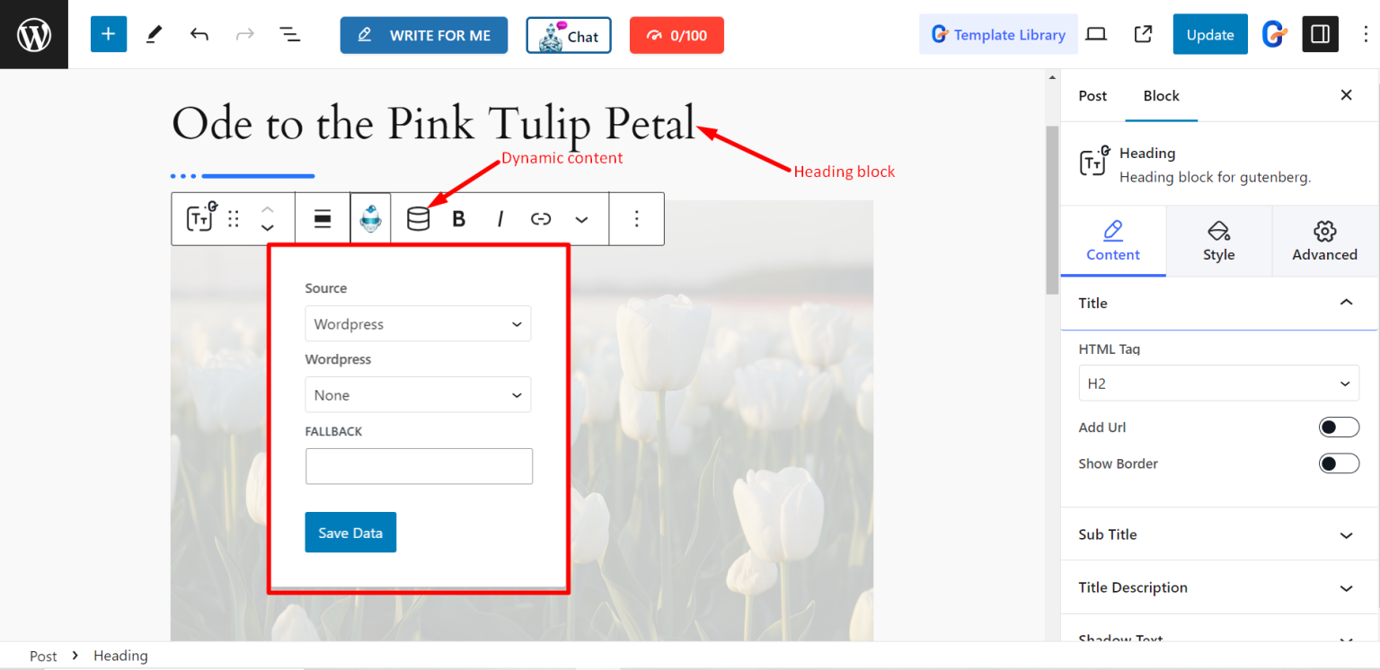 How to Add Dynamic Content in Gutenberg
