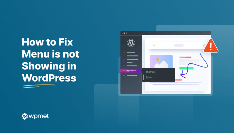 How to Fix Menu is not Showing in WordPress