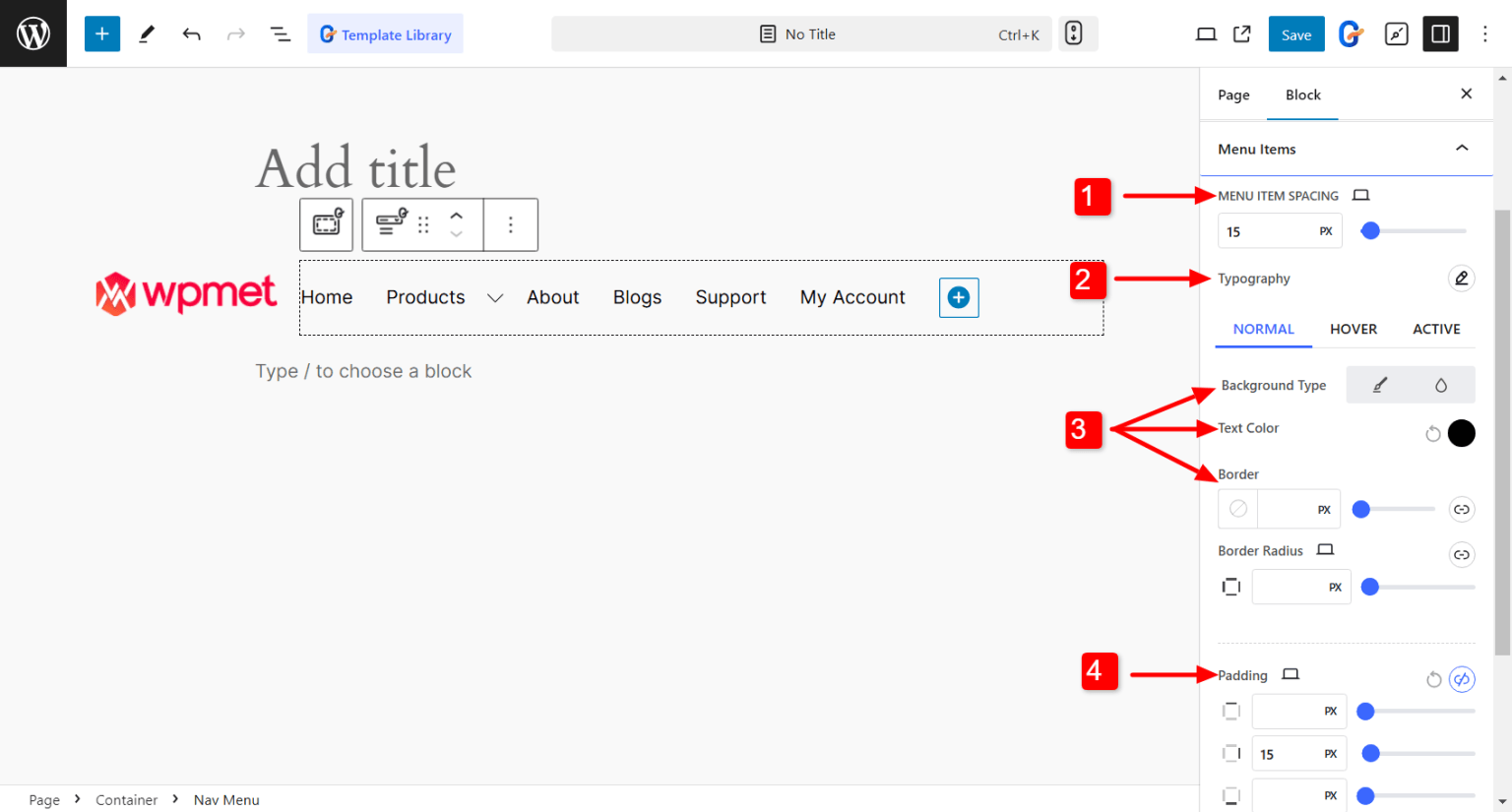 How to Style Menu in WordPress (Elementor and Gutenberg)