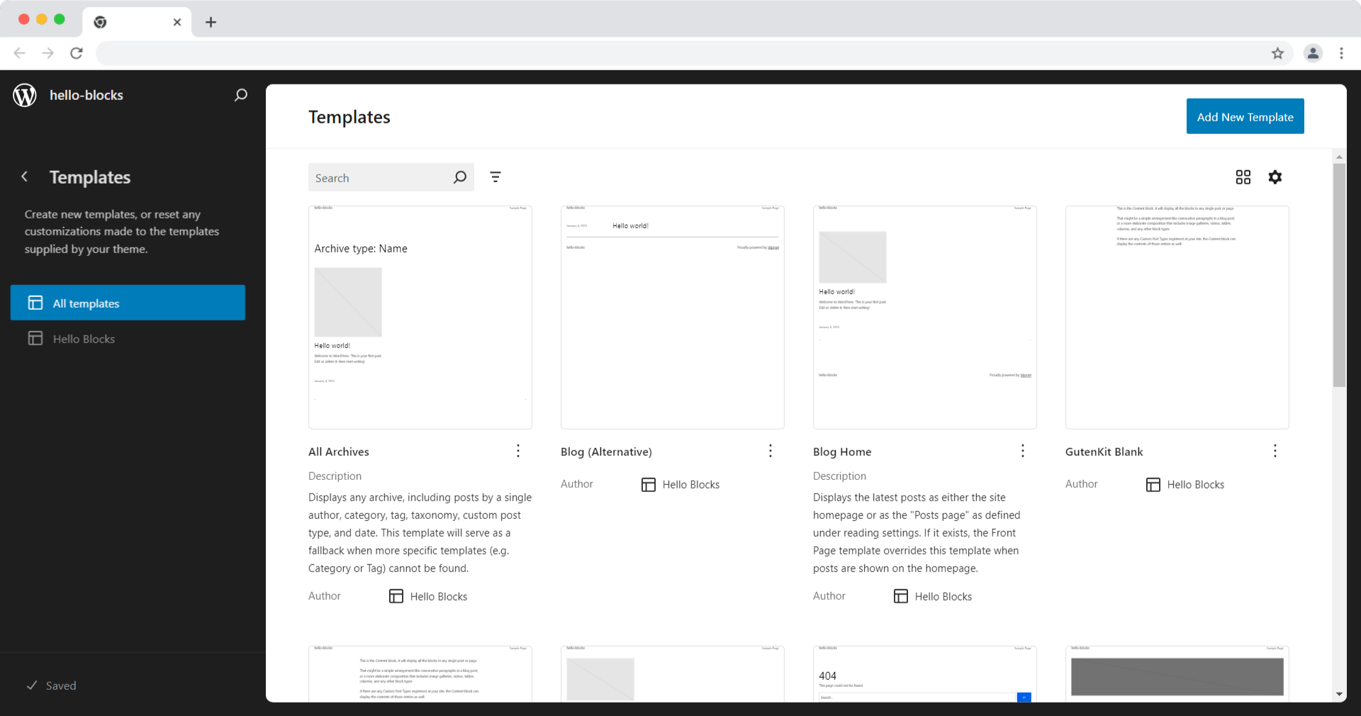 Most Compact Wordpress Block Theme Hello Blocks Wpmet 
