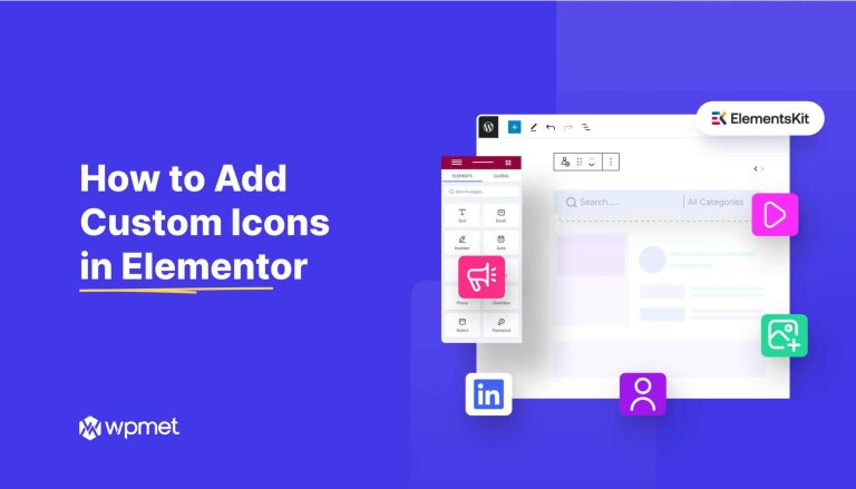 How to Add Custom Icons in Elementor for WordPress